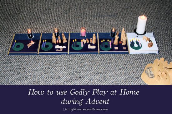 Simple Godly Play for Toddlers during Advent - Living Montessori Now