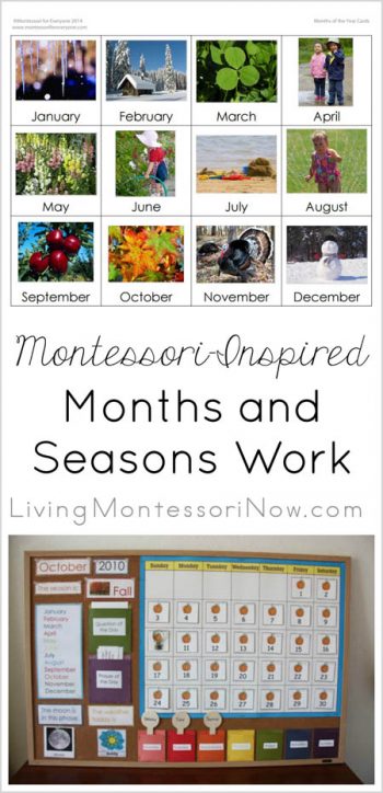 Montessori-Inspired Months and Seasons Work
