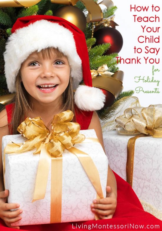 How to Teach Your Child to Say Thank You for Holiday Presents