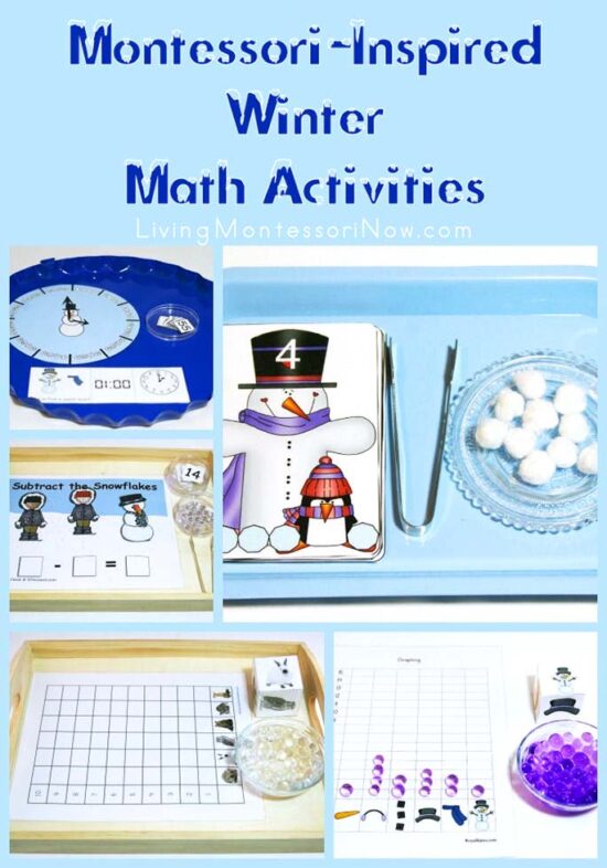 Free Winter Printables and Montessori-Inspired Winter Math Activities