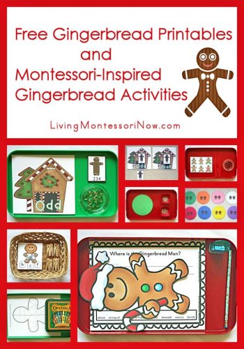 Free Gingerbread Printables and Activities for a Montessori-Inspired ...