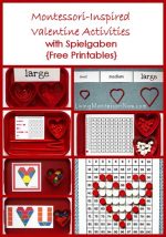 Montessori Monday - Montessori-Inspired Valentine Activities with ...
