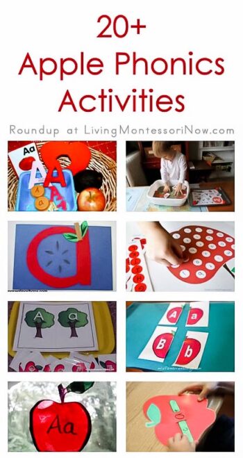 Montessori Monday - 20+ Apple Phonics Activities