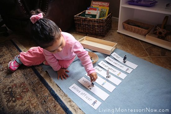Montessori-Inspired Activities with Community Helper Figures and Free ...