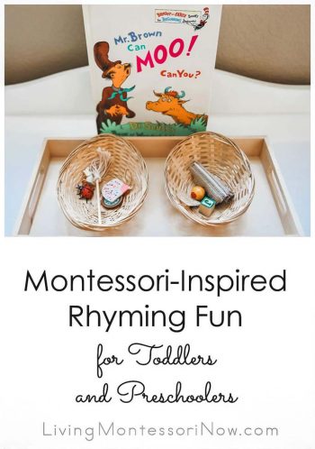 Montessori-Inspired Rhyming Fun for Toddlers and Preschoolers