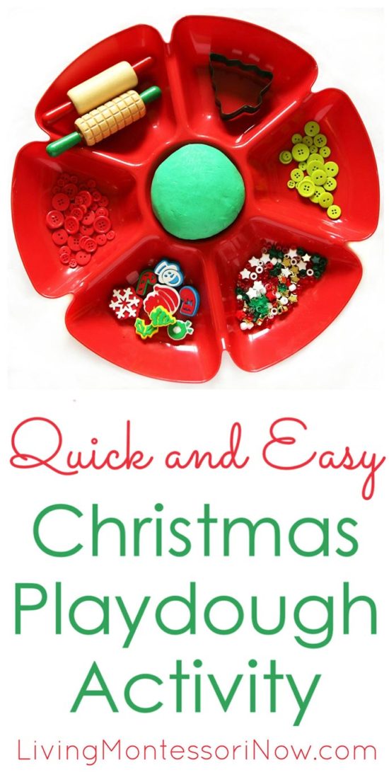 Quick and Easy Christmas Playdough Activity {Montessori Monday ...