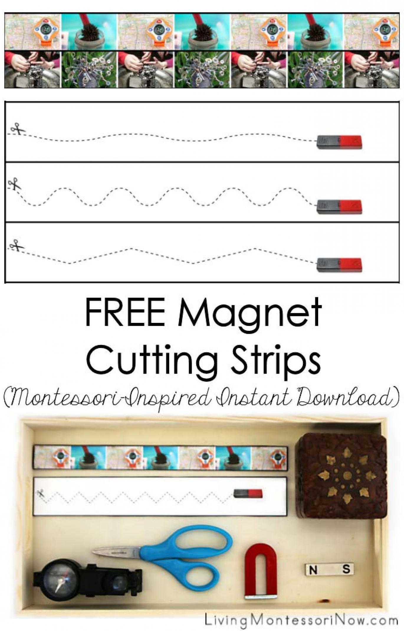 Developing Scissor Cutting Skills with Montessori-Inspired Activities