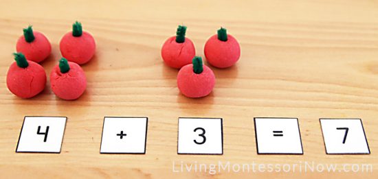 Montessori-Inspired Playdough Math Activities for Fall {Free Printables ...