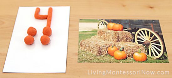 Montessori-Inspired Playdough Math Activities for Fall {Free Printables ...