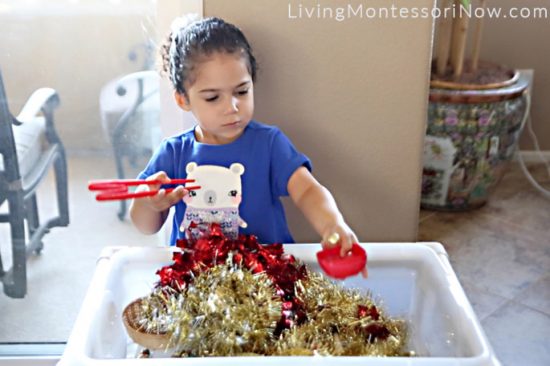 Holiday Bell Sensory Bin with Scavenger Hunt {Montessori Monday ...