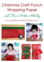 Christmas Craft-Punch Wrapping Paper and Fine-Motor Activity ...
