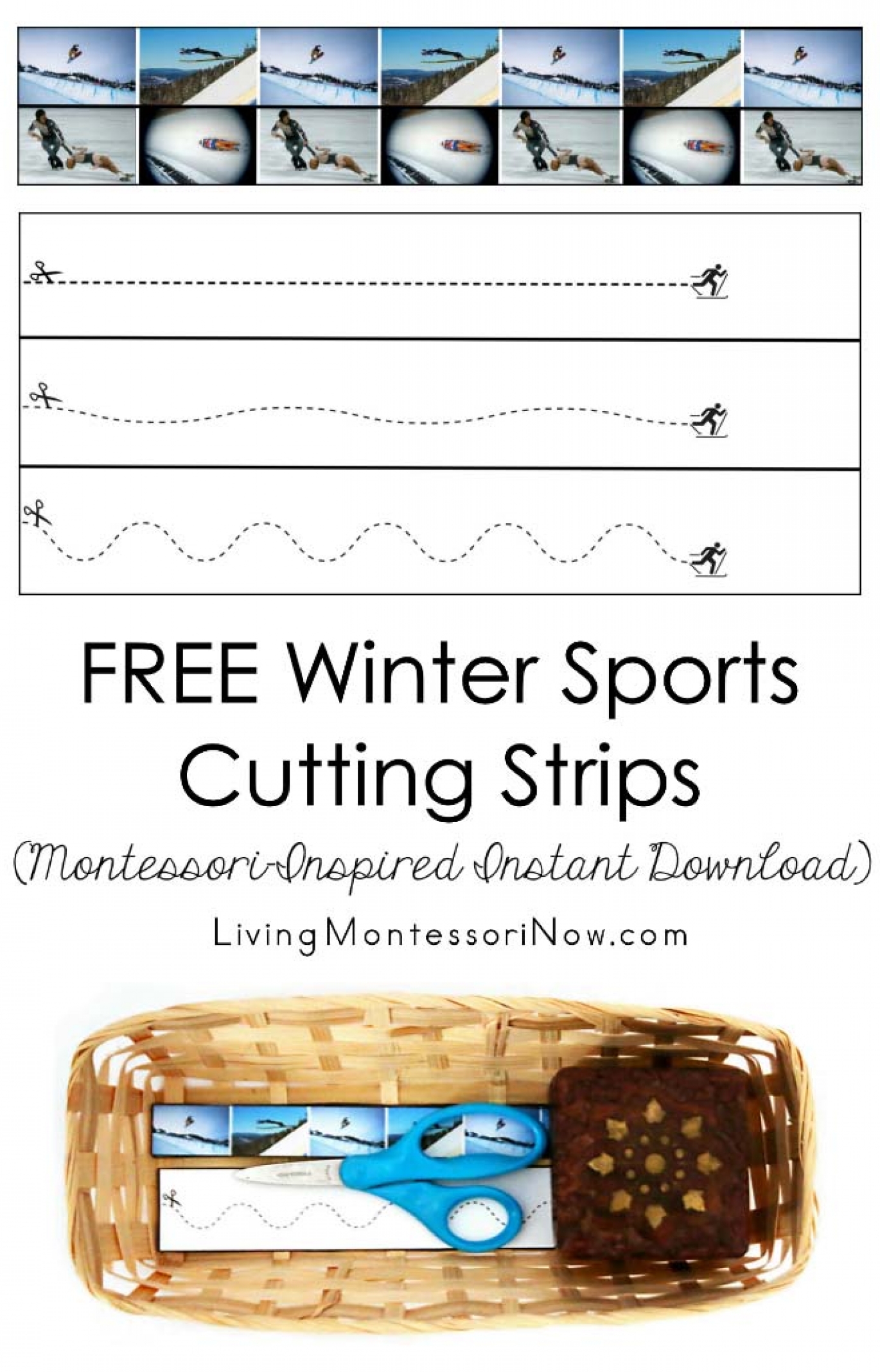 Developing Scissor Cutting Skills with Montessori-Inspired Activities