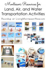 Montessori Land, Air, and Water Activities