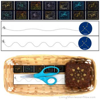 FREE Constellation Cutting Strips (Montessori-Inspired Instant Download ...