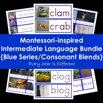 Beautiful Beginning, Intermediate, and Advanced Montessori Language ...