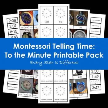 Montessori Telling Time Resources for Preschool Through Elementary ...