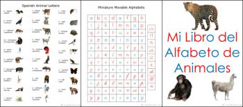 Spanish Animal Alphabet Do-a-Dot Pack and Mi Libro del Alfabeto de ...