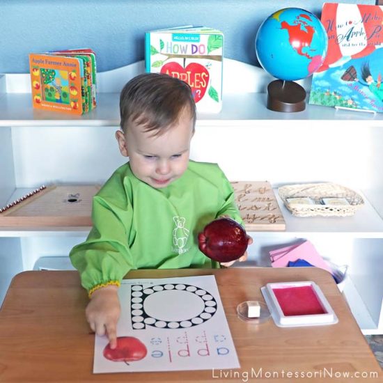 FREE Apple Do-a-Dot Phonics Printable (Montessori-Inspired Instant ...