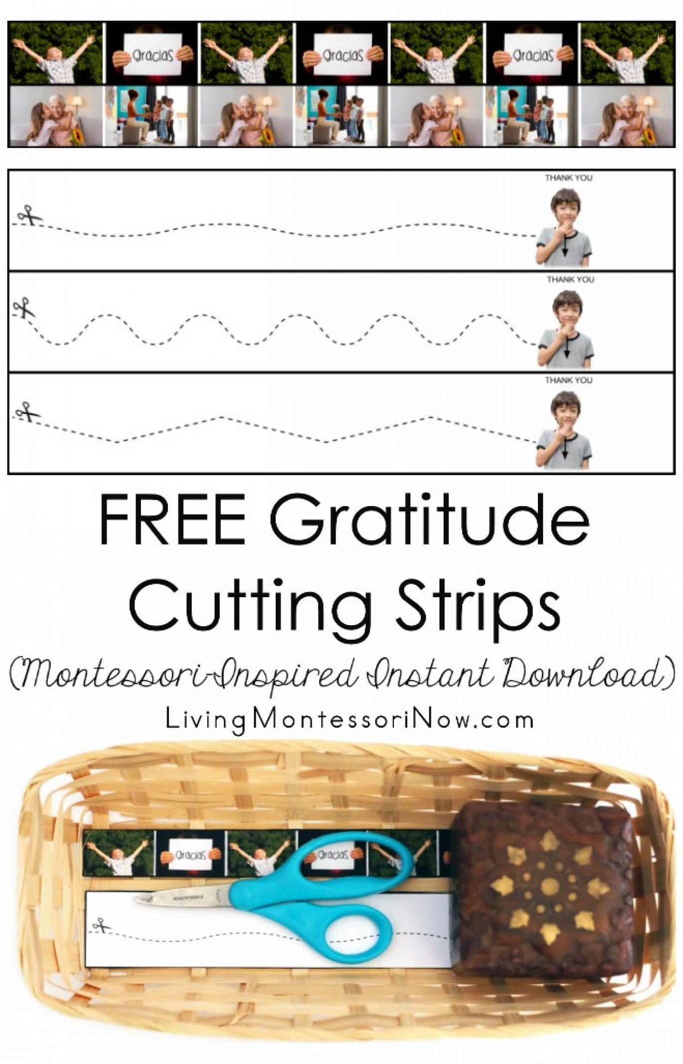 Developing Scissor Cutting Skills with Montessori-Inspired Activities