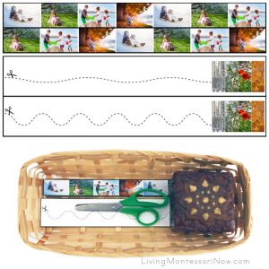 FREE Seasons Cutting Strips (Montessori-Inspired Instant Download ...