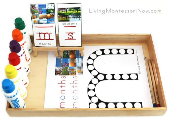 FREE Months and Seasons Do-a-Dot Printables (Montessori-Inspired ...
