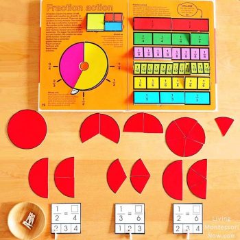 Montessori Fraction Printables for Preschool Through Elementary ...