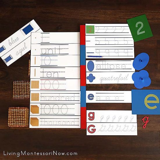 Montessori Preschool Concepts - Editable Tracing Pack - Living ...