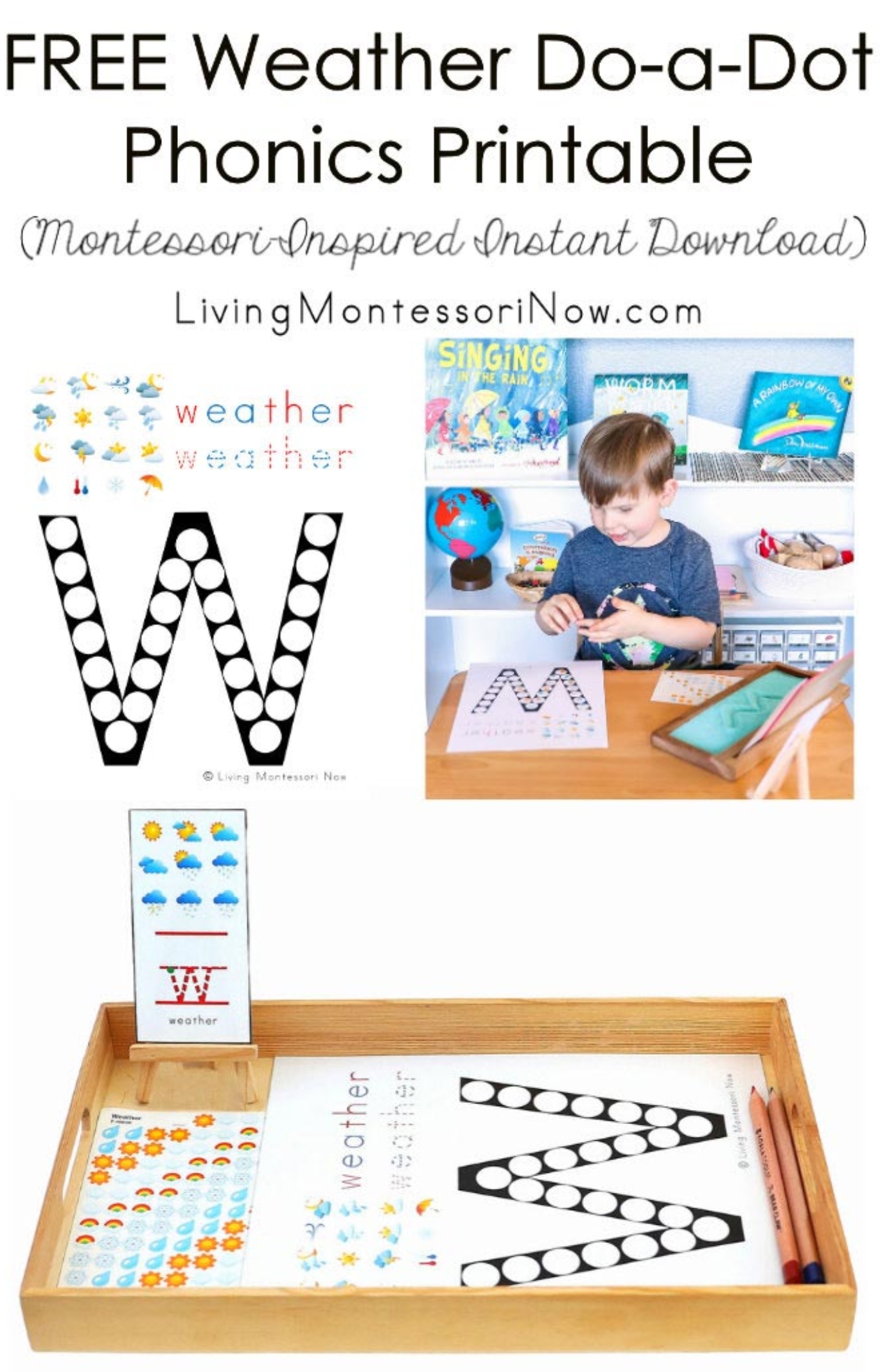 FREE Peace Do-a-Dot Printables (Montessori-Inspired Instant Download ...