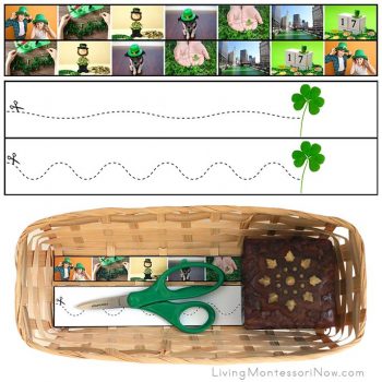 FREE St. Patrick's Day Cutting Strips (Montessori-Inspired Instant ...