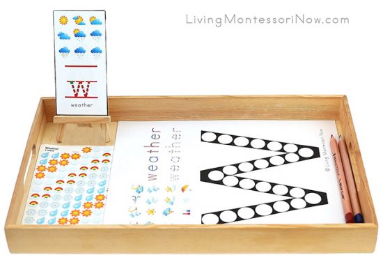 FREE Weather Do-a-Dot Phonics Printable (Montessori-Inspired Instant ...