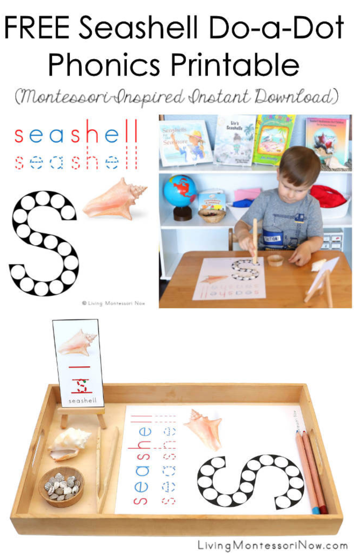 FREE Peace Do-a-Dot Printables (Montessori-Inspired Instant Download ...