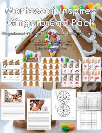 Free Gingerbread Printables and Montessori-Inspired Gingerbread Activities