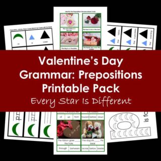 Montessori Valentine's Day Grammar Printables for Preschool Through ...