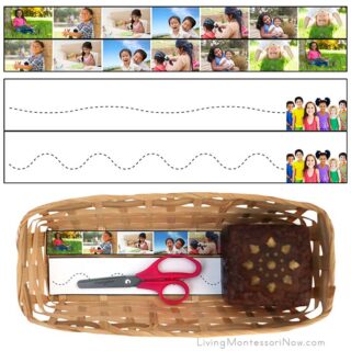 FREE Multicultural Cutting Strips (Montessori-Inspired Instant Download ...