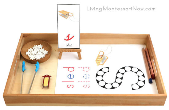 FREE Sled Do-a-Dot Phonics Printable (Montessori-Inspired Instant ...