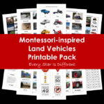 Montessori-Inspired Land, Air, and Water Transportation Printables for ...