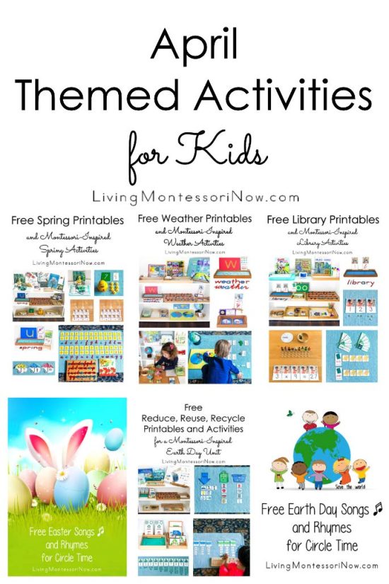 April Themed Activities for Kids