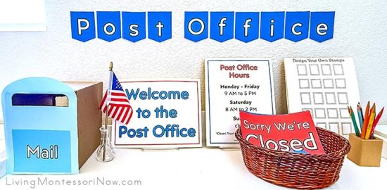 Free Post Office Printables and Montessori-Inspired Post Office ...