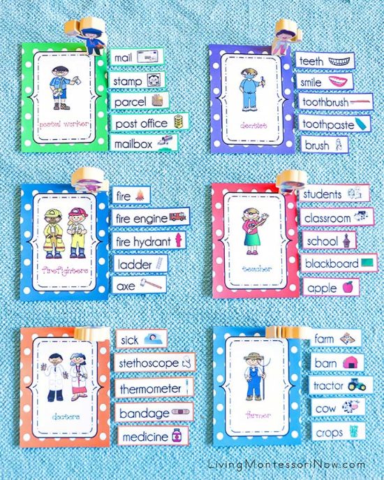 Free Community Helpers Printables and Montessori-Inspired Activities ...