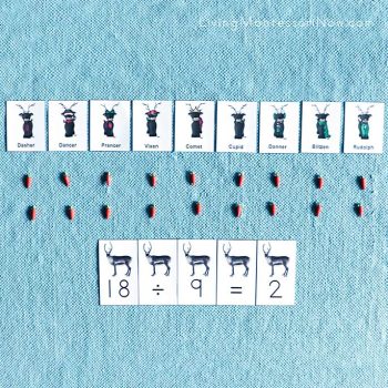 Free Reindeer Printables and Montessori-Inspired Reindeer Activities ...